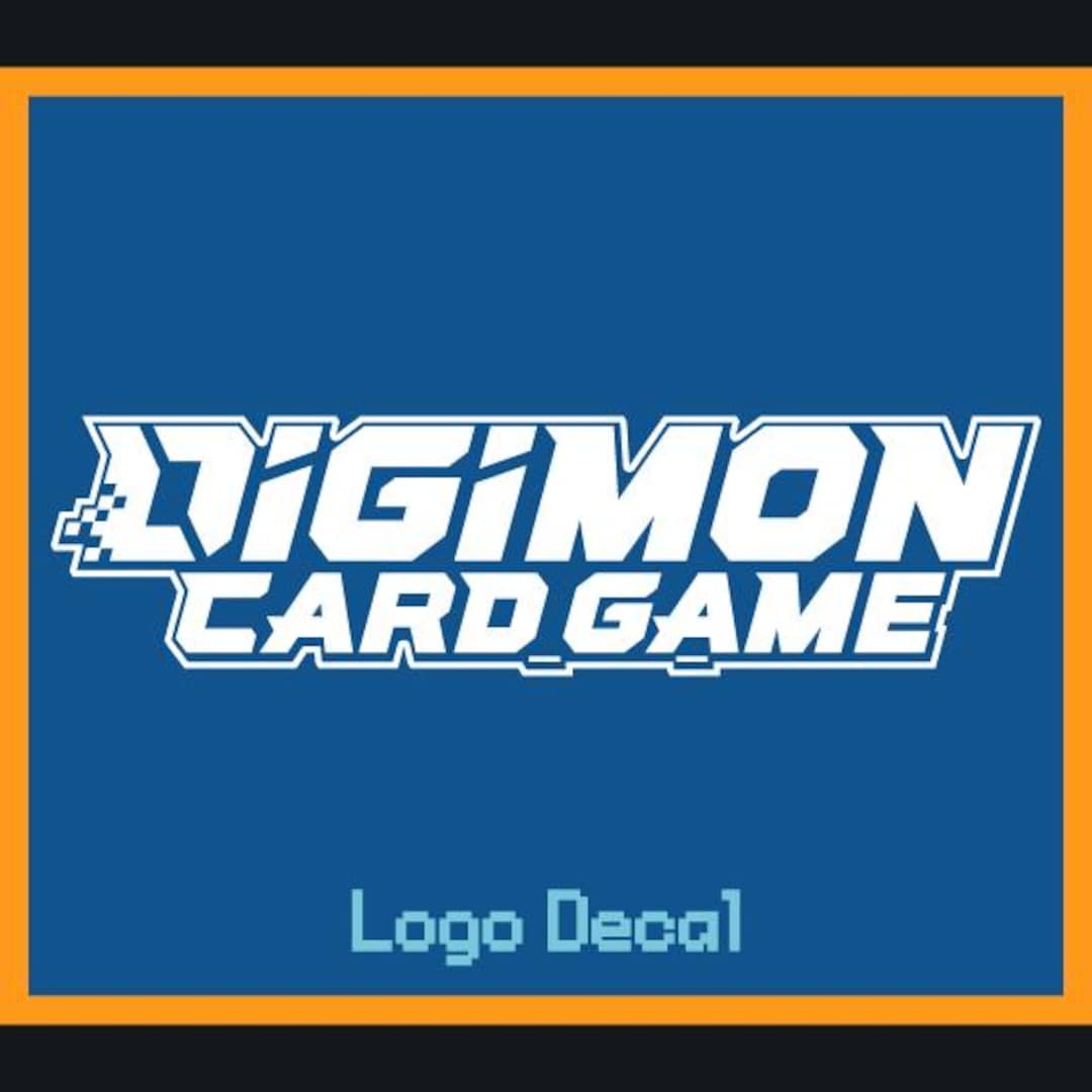 Digimon Card Game Logo Decal - Etsy