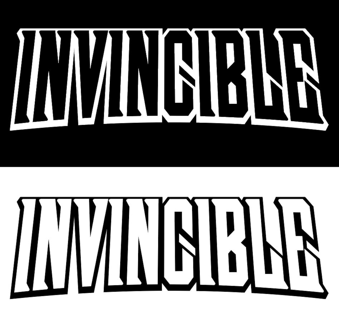 Invincible Logo Decal - Etsy