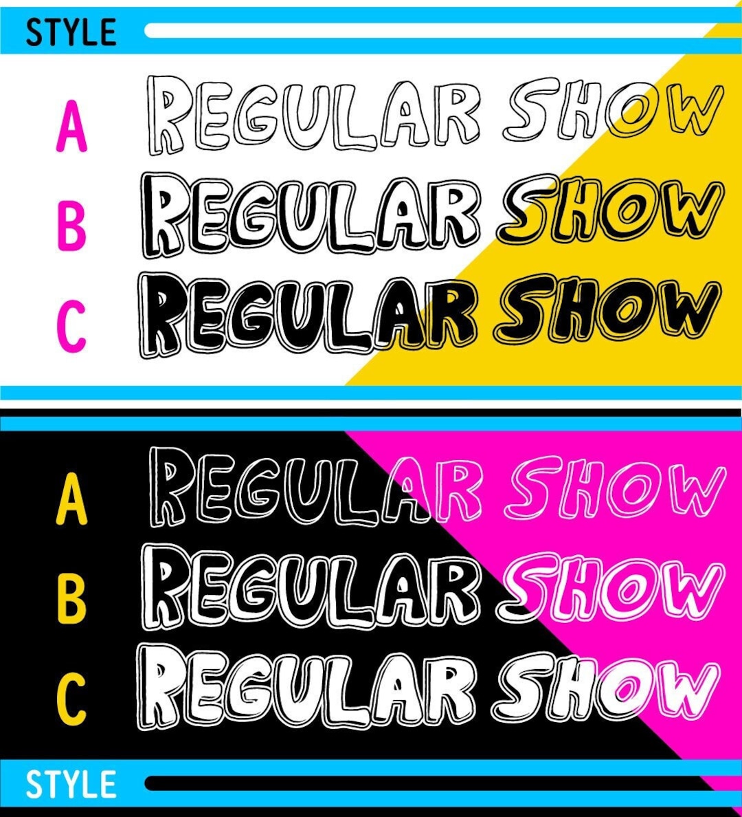 Regular Show Logo Decal - Etsy