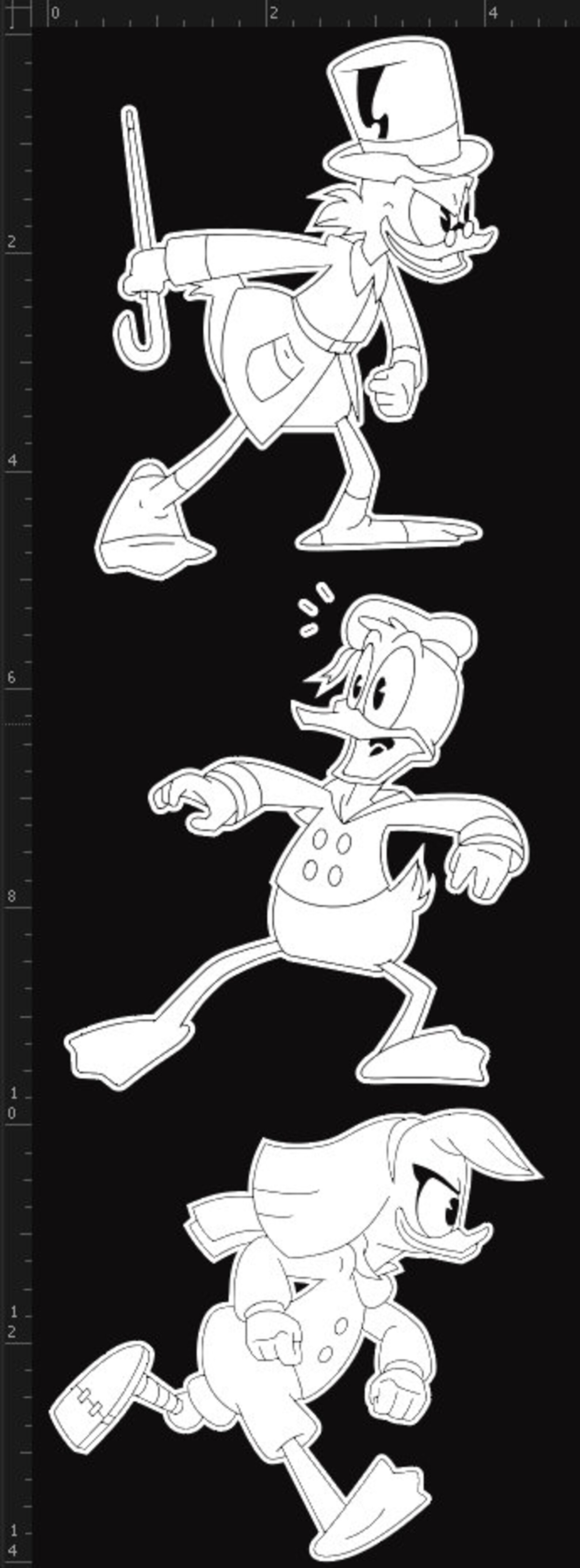 Duck Tales Character Decals | Etsy