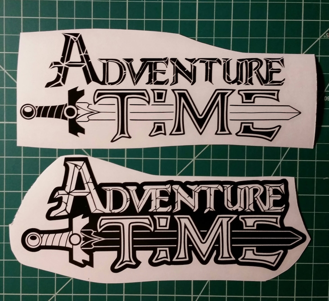 Adventure Time Logo Decal - Etsy
