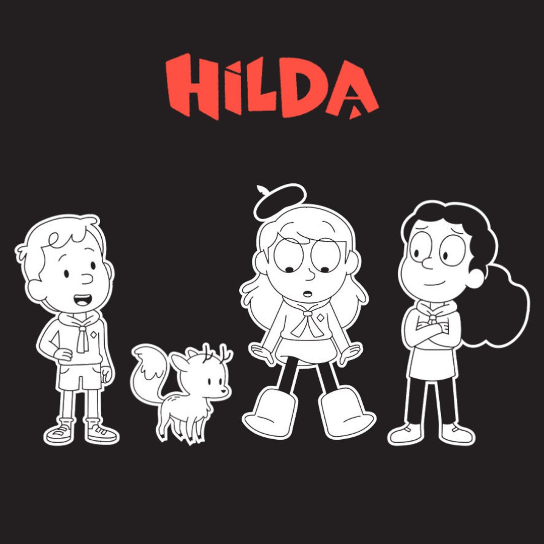 Hilda Character and Creature Decals - Etsy