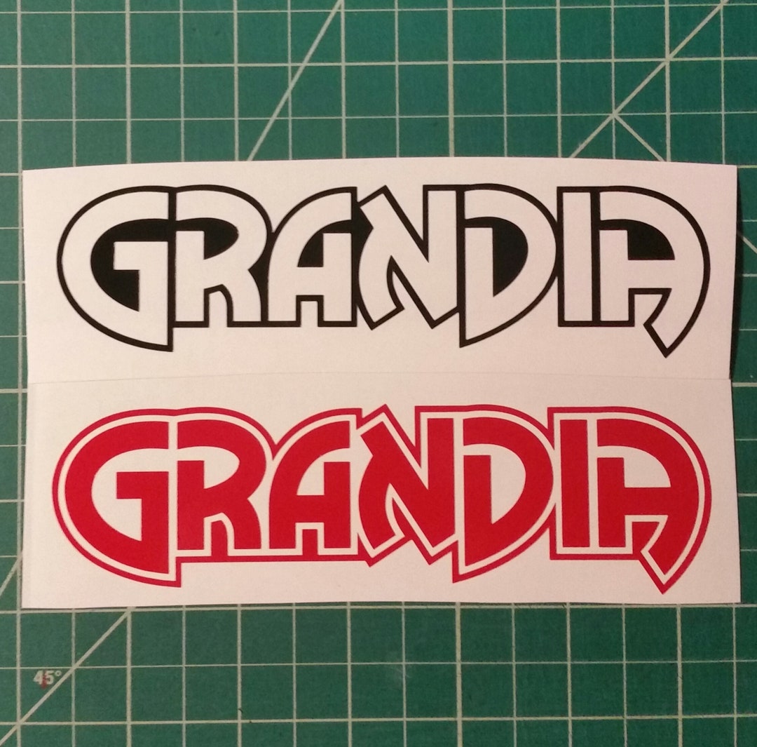 Grandia Logo Decal - Etsy