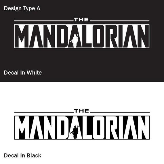 The Mandalorian Logo Decal - Etsy