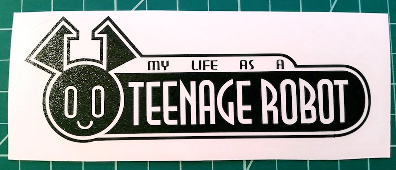 My Life As A Teenage Robot Logo Decal | Etsy