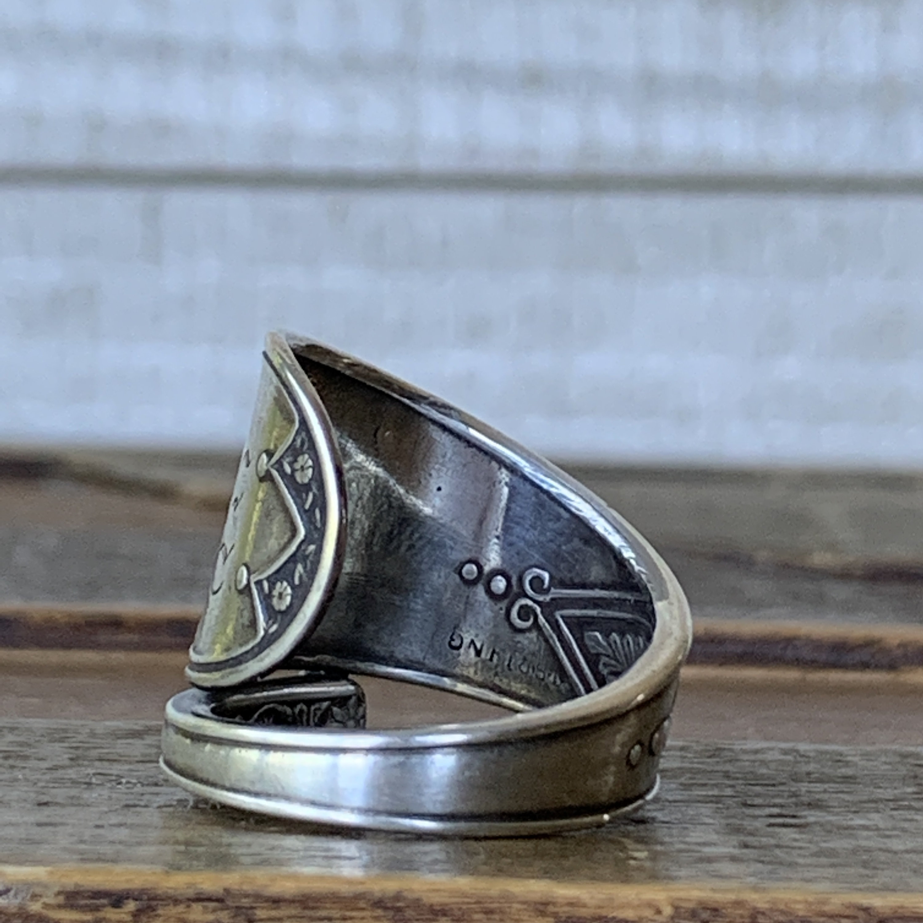 Unique Spoon Ring Sterling Silver Statement Ring Vintage - Etsy