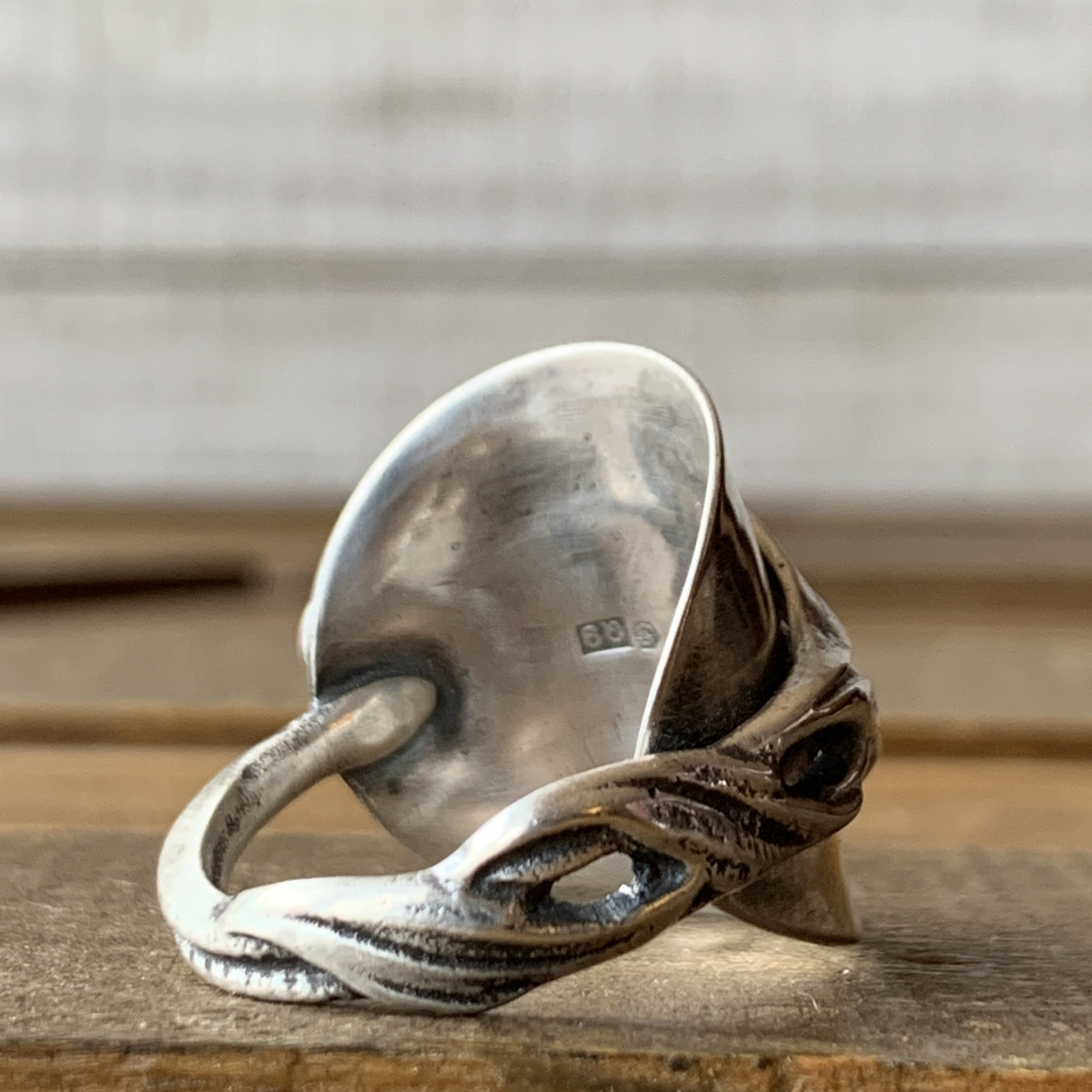 Sterling Silver Sunflower Spoon Ring, Hand Forged Vintage Jewelry - Etsy