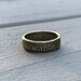 NYC Transit Token Ring New York City Brass Band Upcycled - Etsy