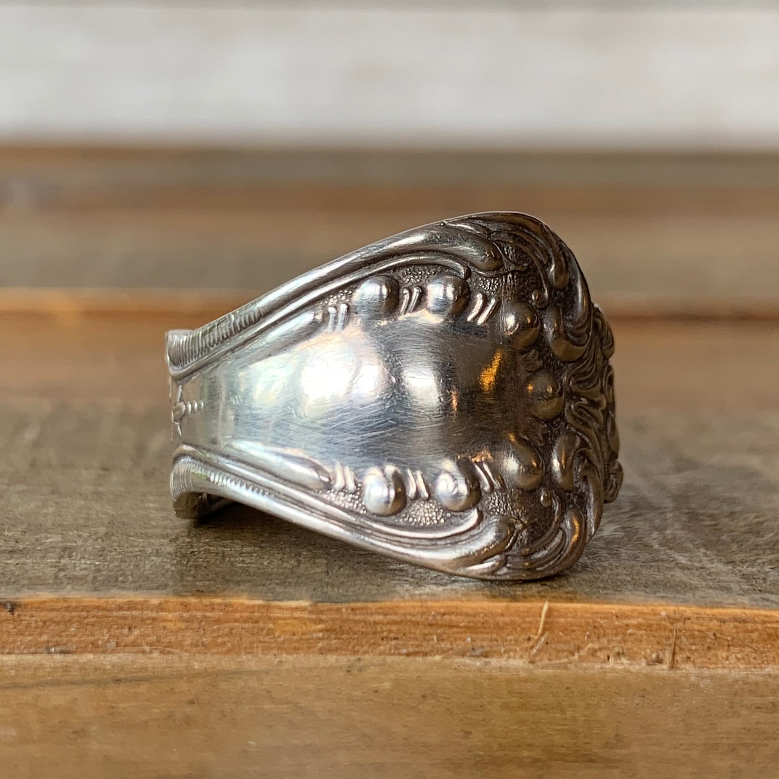 Sterling Silver Vintage Spoon Ring Single Wrap Spoon Ring - Etsy