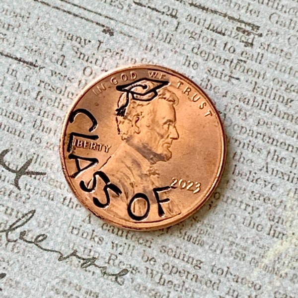 Hand Stamped Penny - Etsy