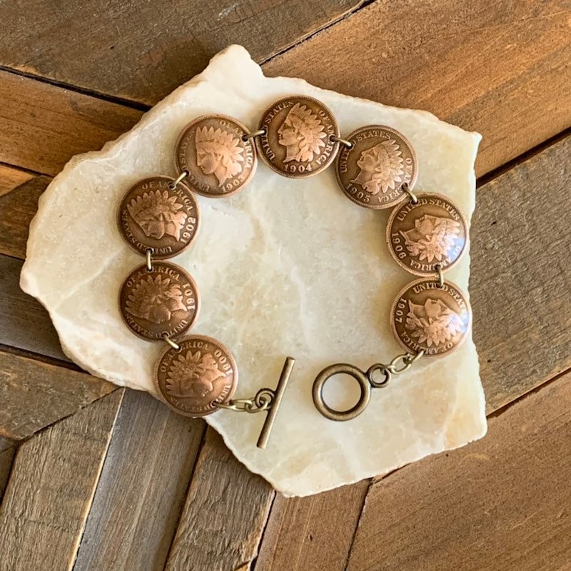 Indian Penny Bracelets - Etsy