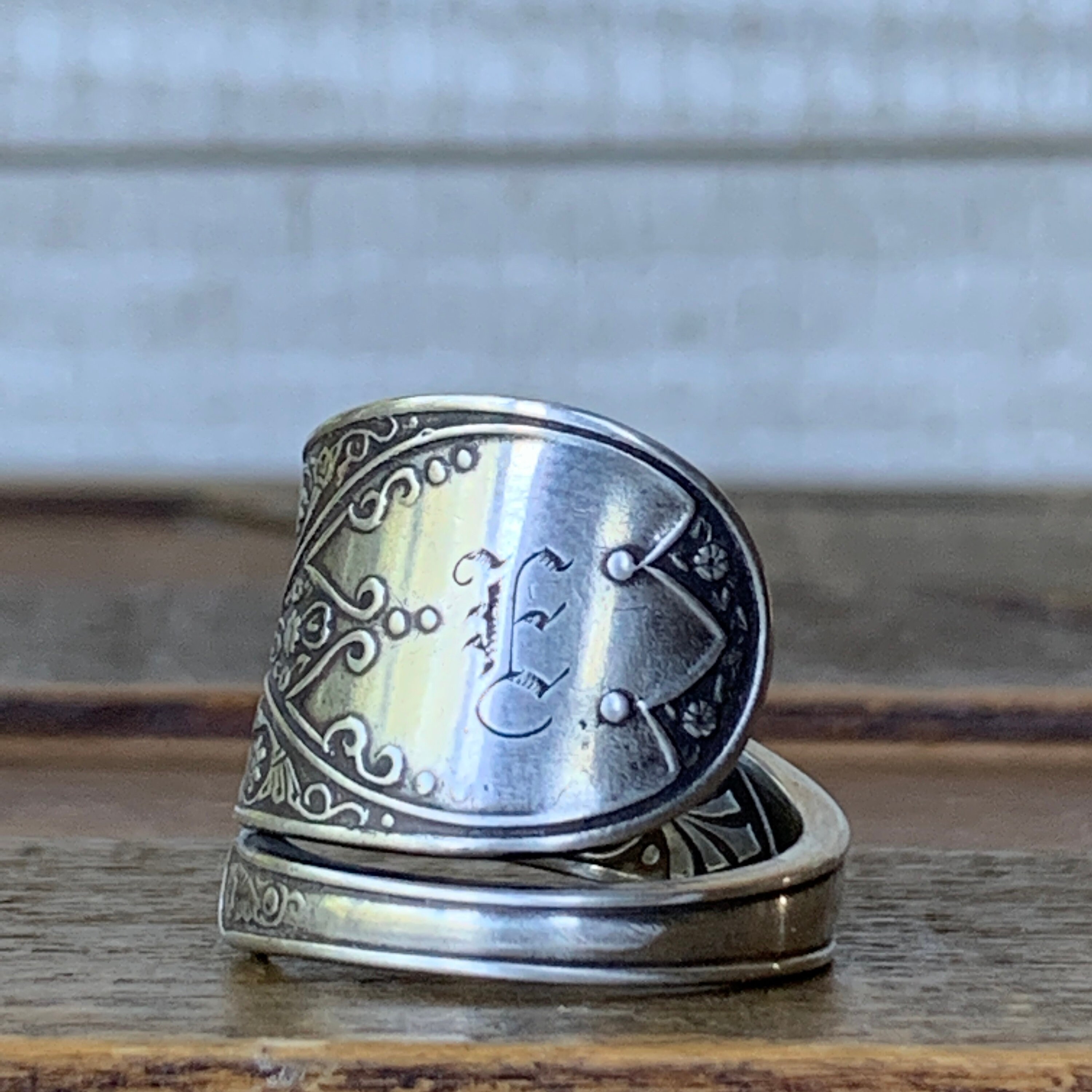 Unique Spoon Ring Sterling Silver Statement Ring Vintage - Etsy