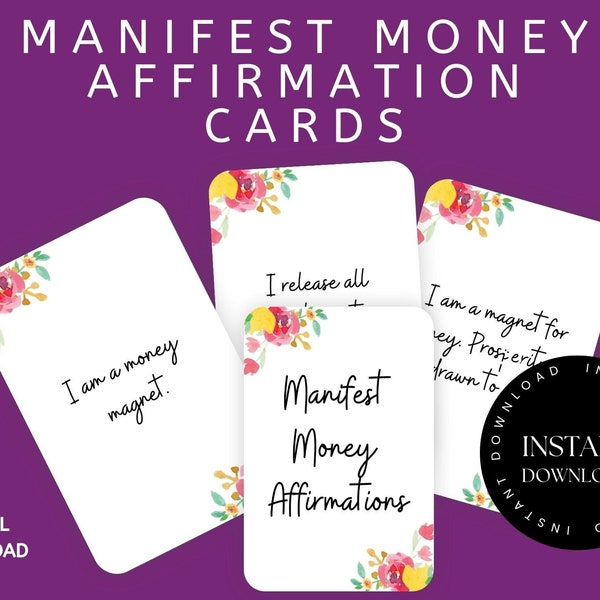 Affirmation Cards Printable - Etsy