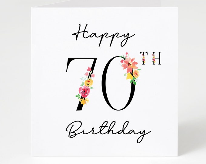 Hysterical 70th Milestone Birthday Greeting Card With 5 X 7 Inch ...