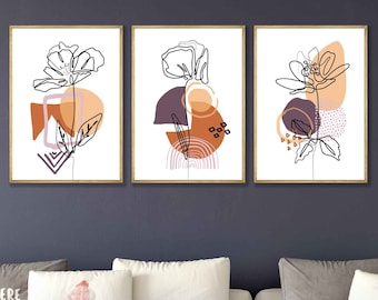 Orange and Purple Poster - Etsy