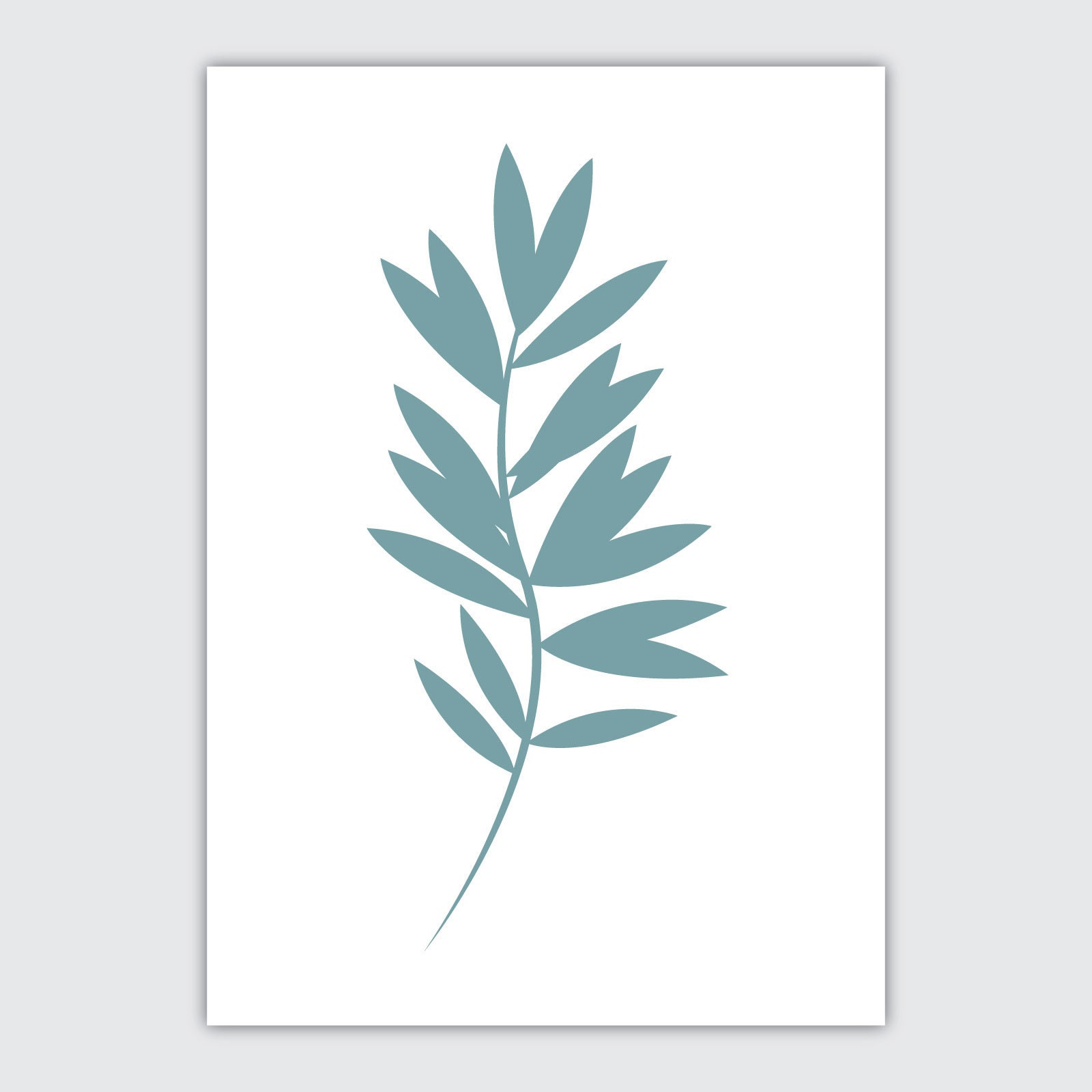 Set of 3 Duck Egg Blue and Grey Gallery Wall Art Prints - Etsy UK