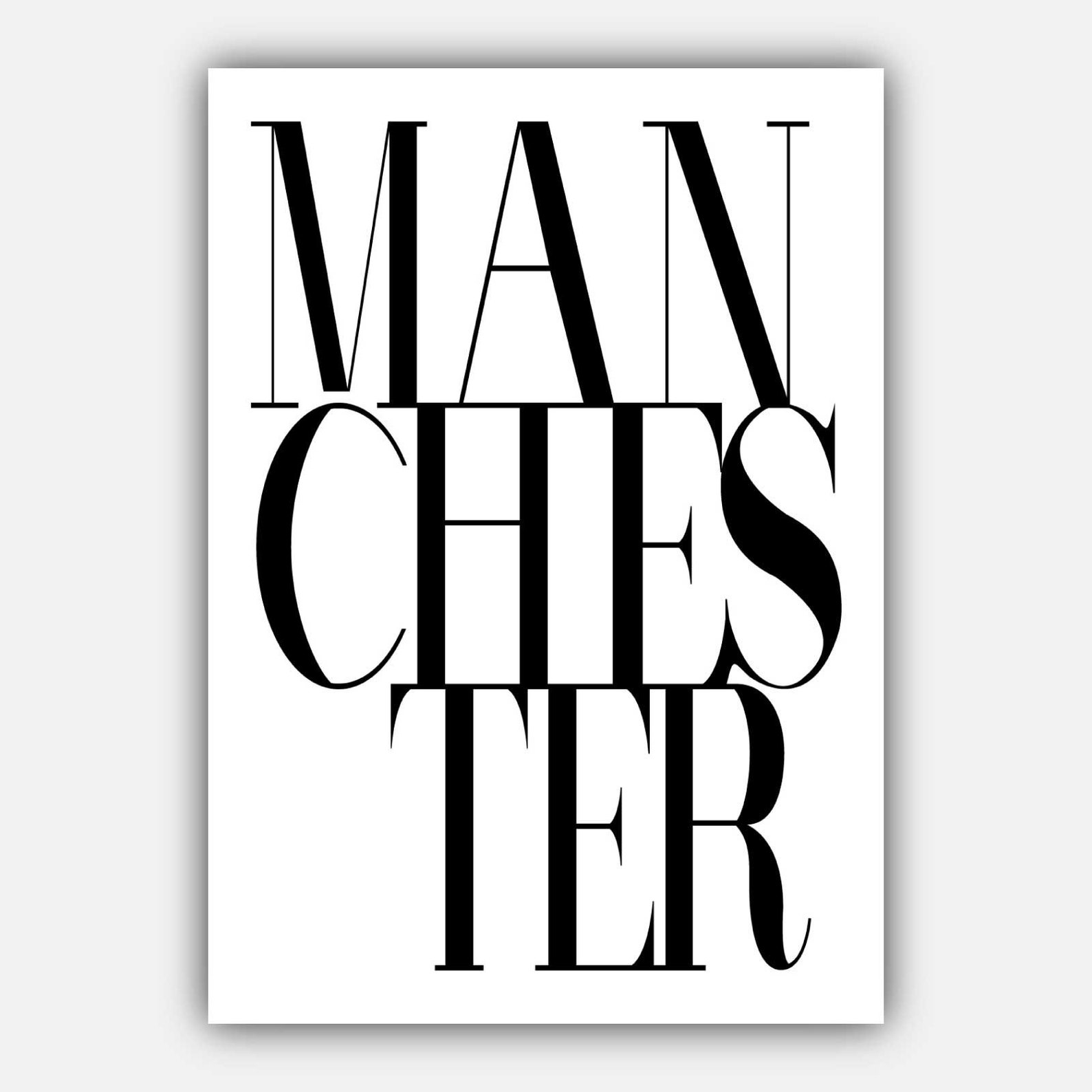 MIX & MATCH MANCHESTER Art Prints Cityscape Skyline Street - Etsy UK