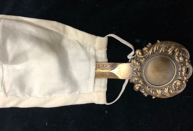 Vintage Linen Doily Fitted Couture Face Mask Smaller Size - Etsy