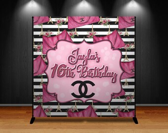 Chanel backdrop | Etsy