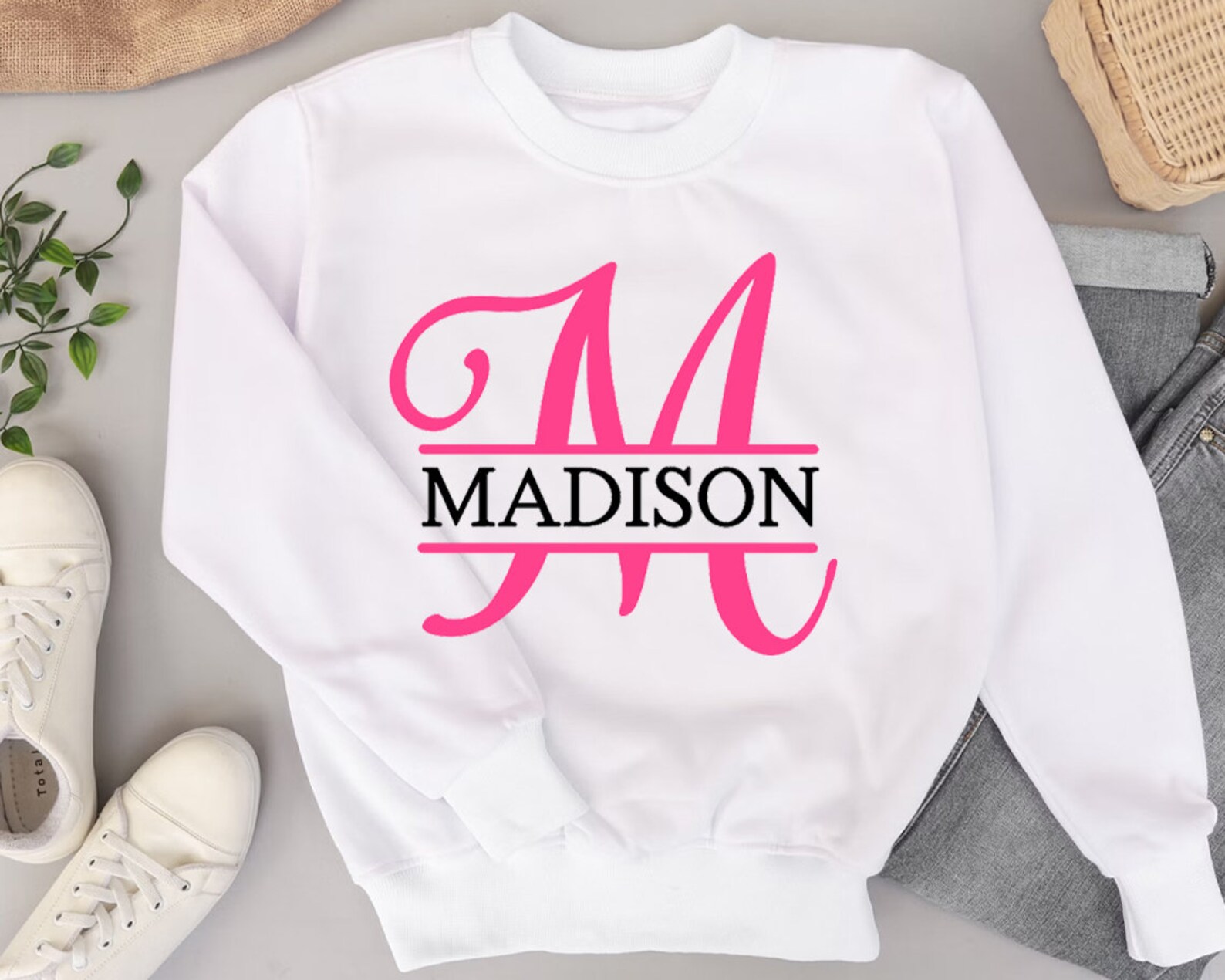 Split Monogram Alphabet SVG Font, Monogram Font SVG, Split Monogram ...