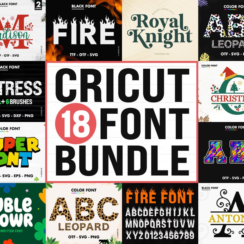 Svg Fonts - Etsy