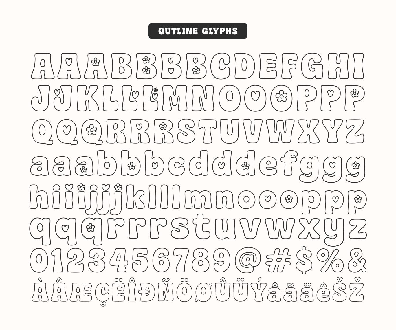 Groovy Font, Retro Font, Cricut Font, Font for Cricut, 70s Font, Boho ...