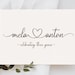 Script Font, Font With Hearts, Font With Tails, Heart Font, Wedding ...