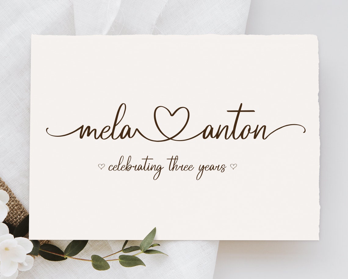 Script Font Font With Hearts Font With Tails Heart Font - Etsy