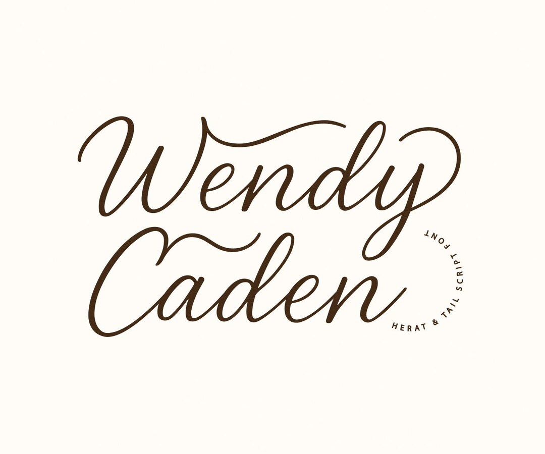 Script Font, Font With Hearts, Font With Tails, Heart Font, Wedding ...