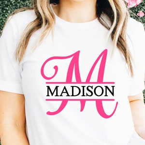 Split Monogram Alphabet SVG Font, Monogram Font SVG, Split Monogram ...