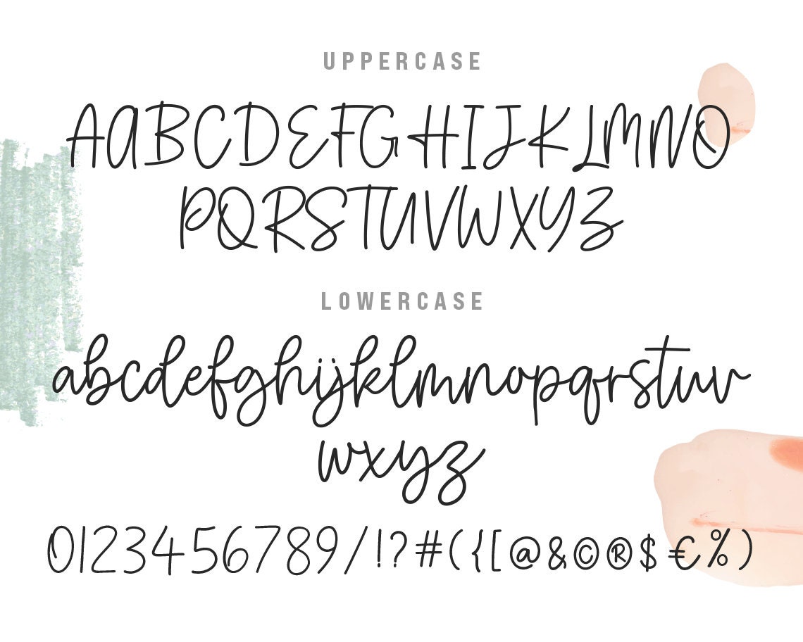 Script Font Cursive Font Cricut Font Handwritten Font - Etsy