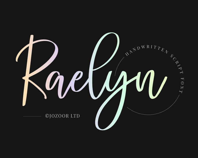 Script Font Cursive Font Font With Hearts Font With Tails - Etsy