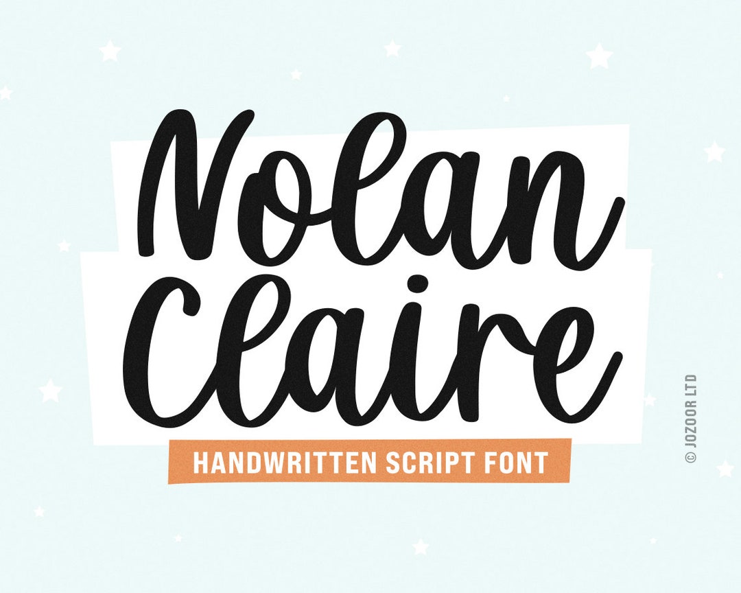Script Font, Cursive Font, Cricut Font, Handwritten Font, Holiday Font ...