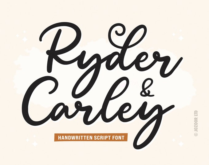 Cursive Font SVG, Calligraphy Font, Font Tails, Handwritten Font ...