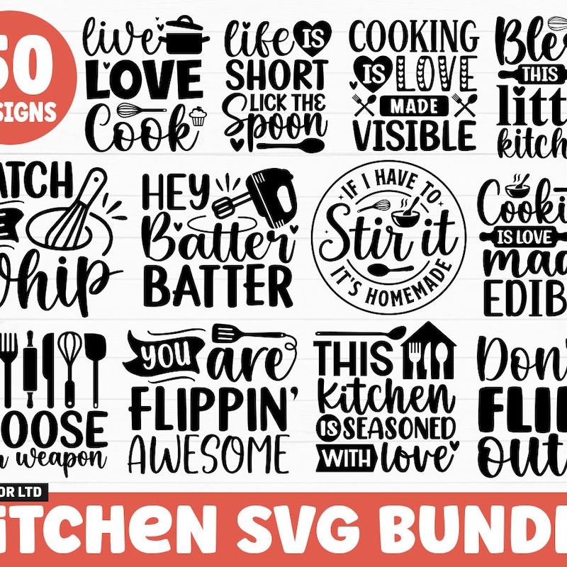 Kitchen Svg - Etsy
