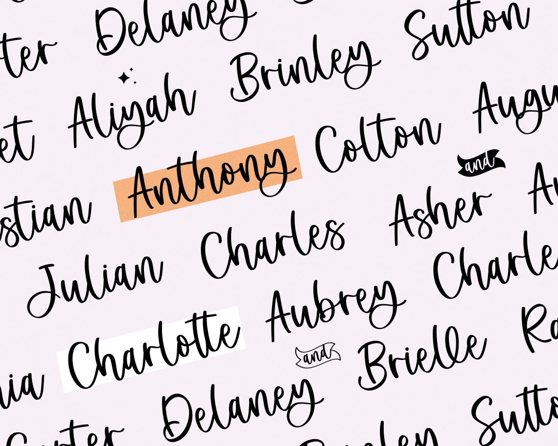 Script Font Cursive Font Cricut Font Handwritten Font - Etsy