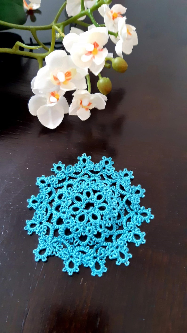 Tatting Pattern Doily Coaster Frivolite - Etsy