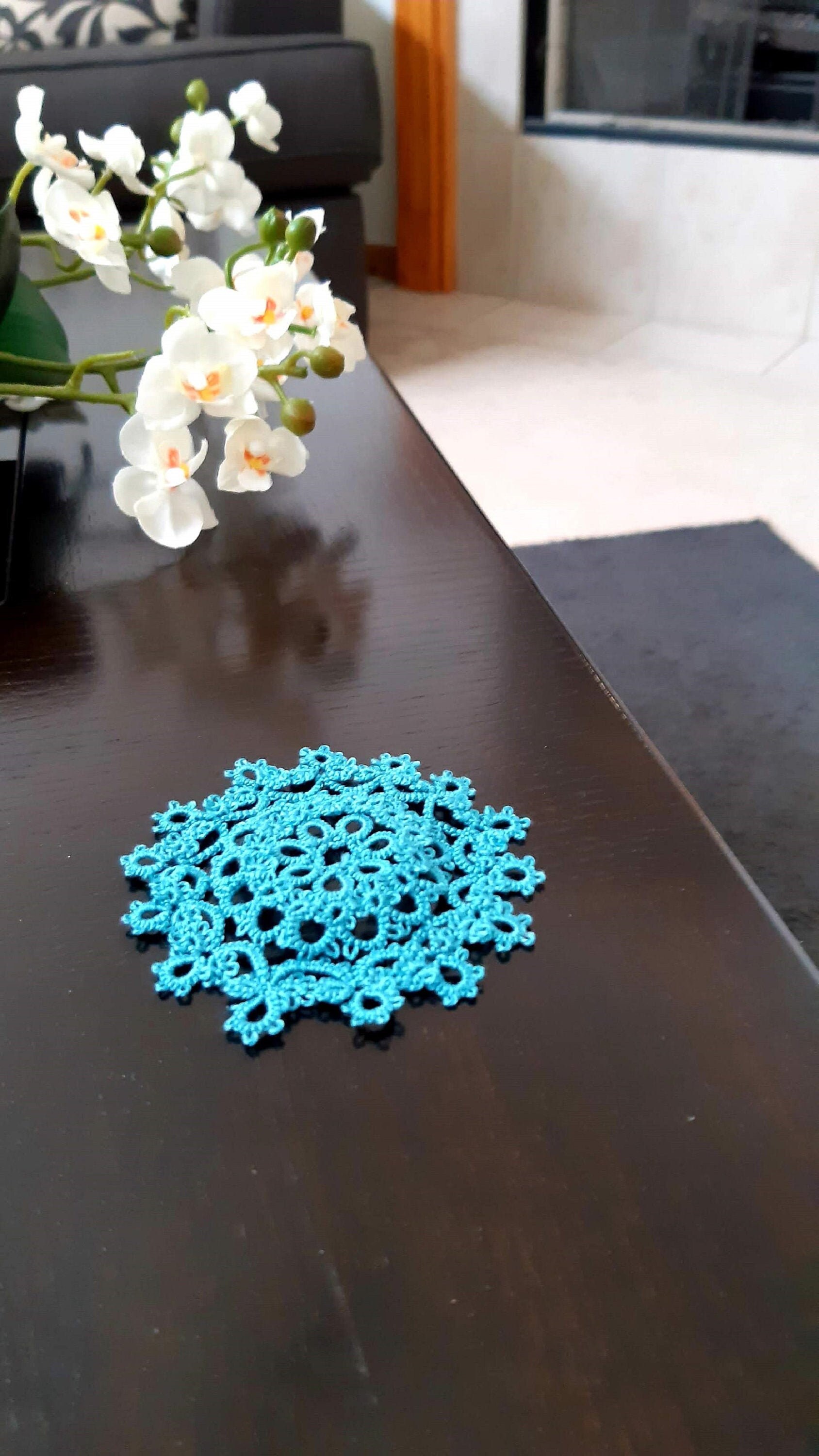 Tatting Pattern Doily Coaster Frivolite - Etsy