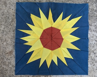 Sunflower Foundation Paper Piecing - Etsy