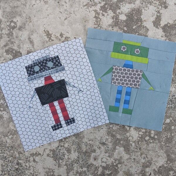 Robot Pattern - Etsy