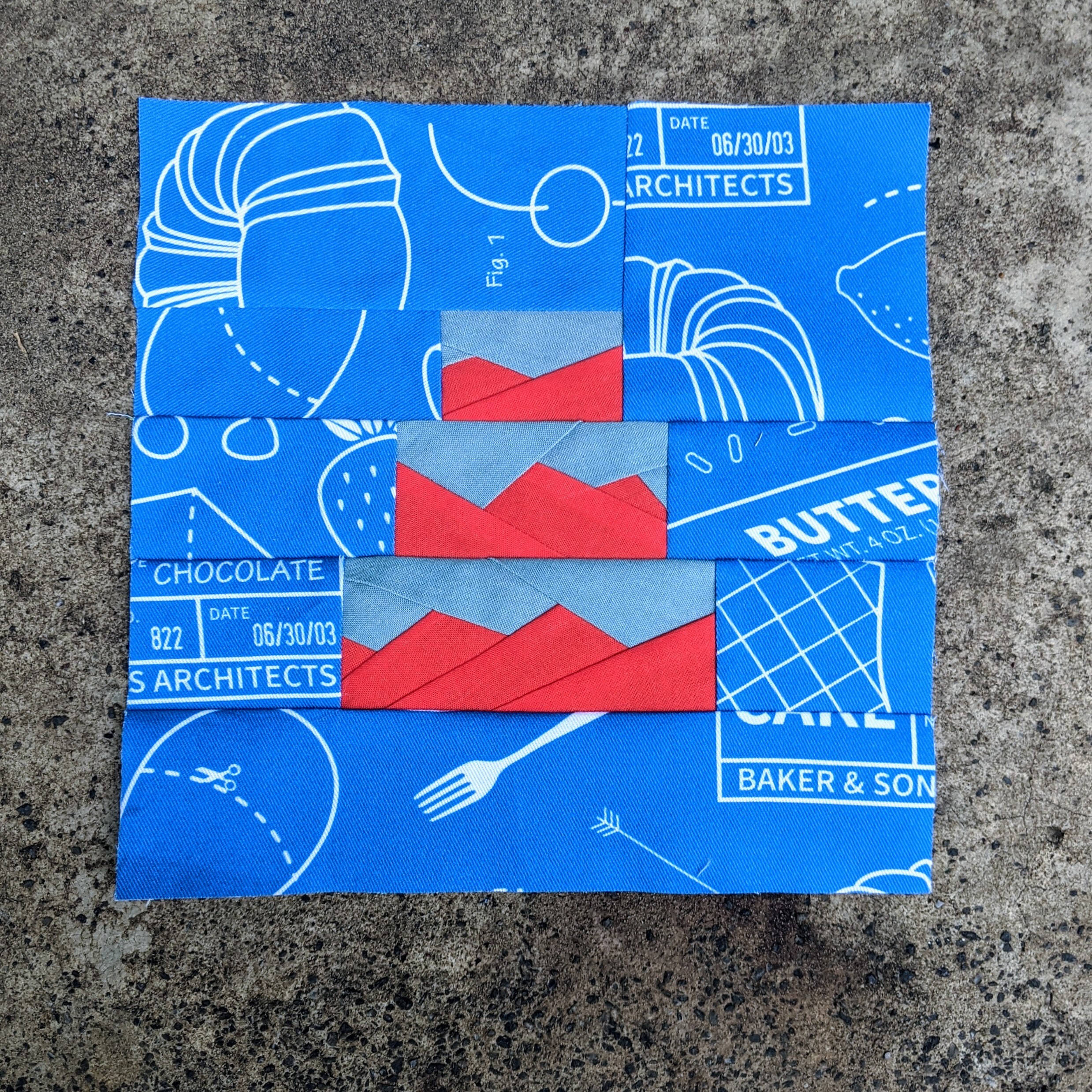 Cake Foundation Paper Piecing Pattern - Etsy