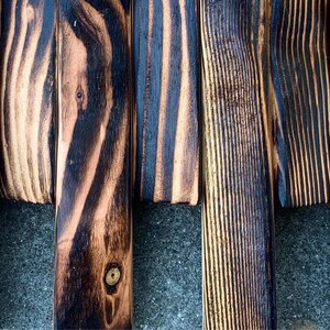 Burned Wave Wood Wall Art Panel - Etsy