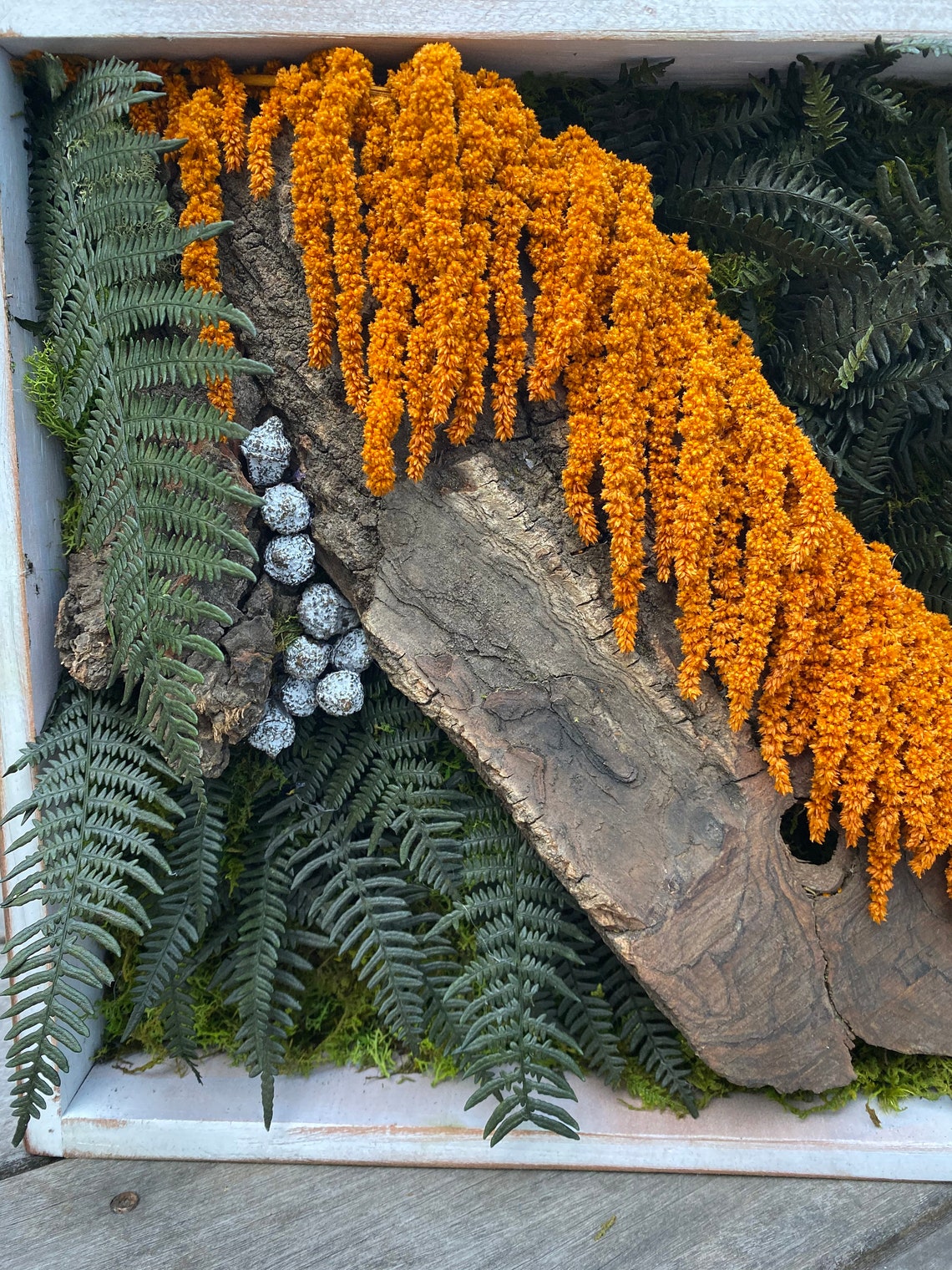 Autumn Moss Box Art - Etsy