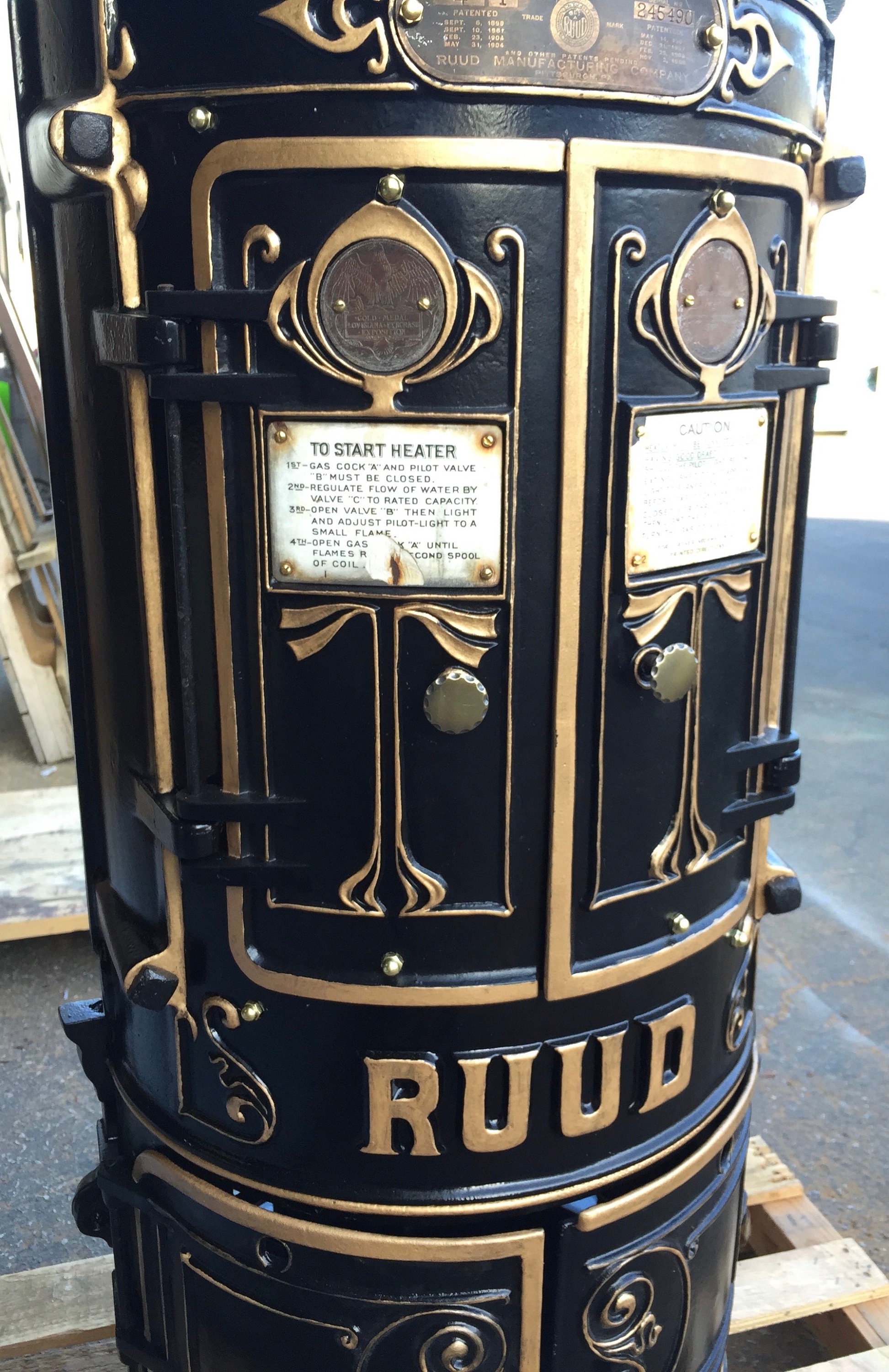 Antique Ruud Water Heater Bar - Etsy