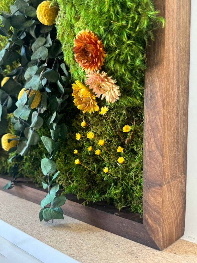 Summer Garden Moss Box Wall Art - Etsy