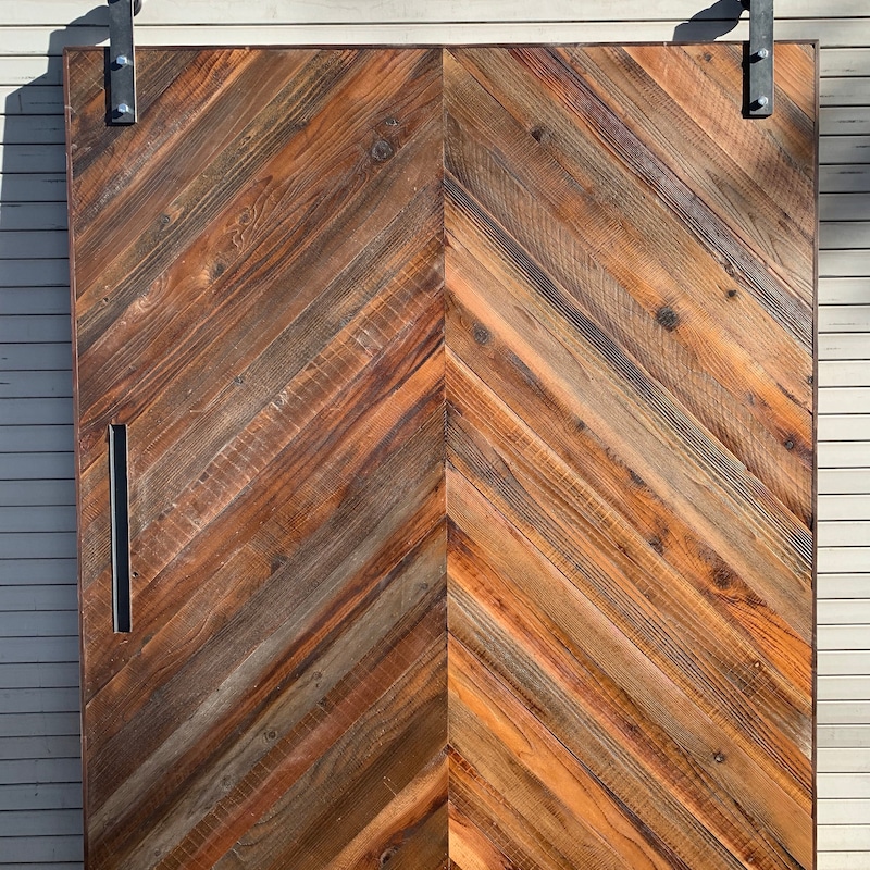 Chevron Barn Door - Etsy
