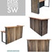 Reclaimed Wood Reception Desk - Etsy