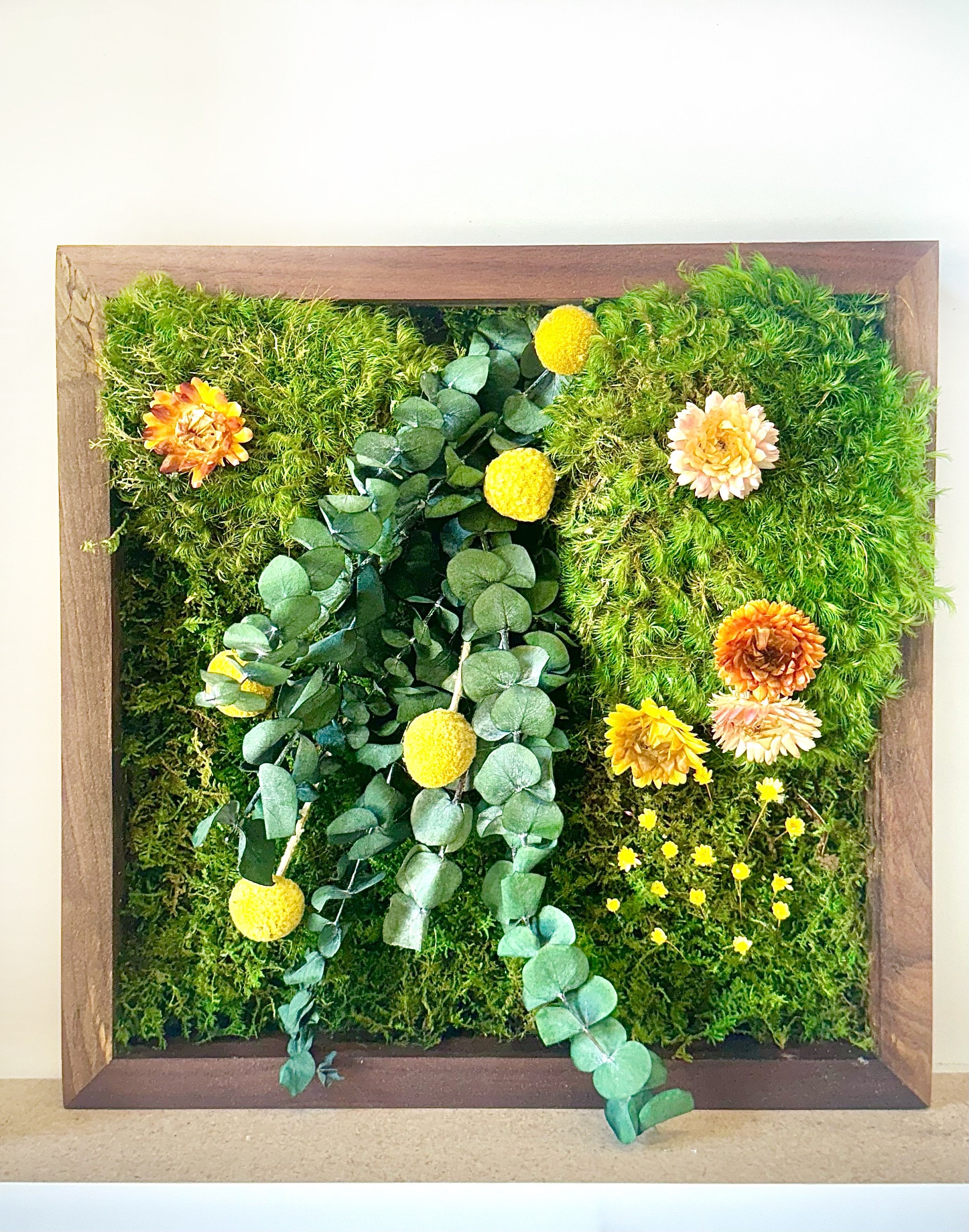 Summer Garden Moss Box Wall Art - Etsy