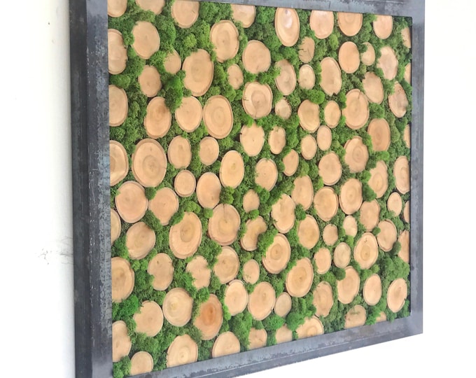 Diagonal Pattern / Reclaimed Wood Wall Art - Etsy