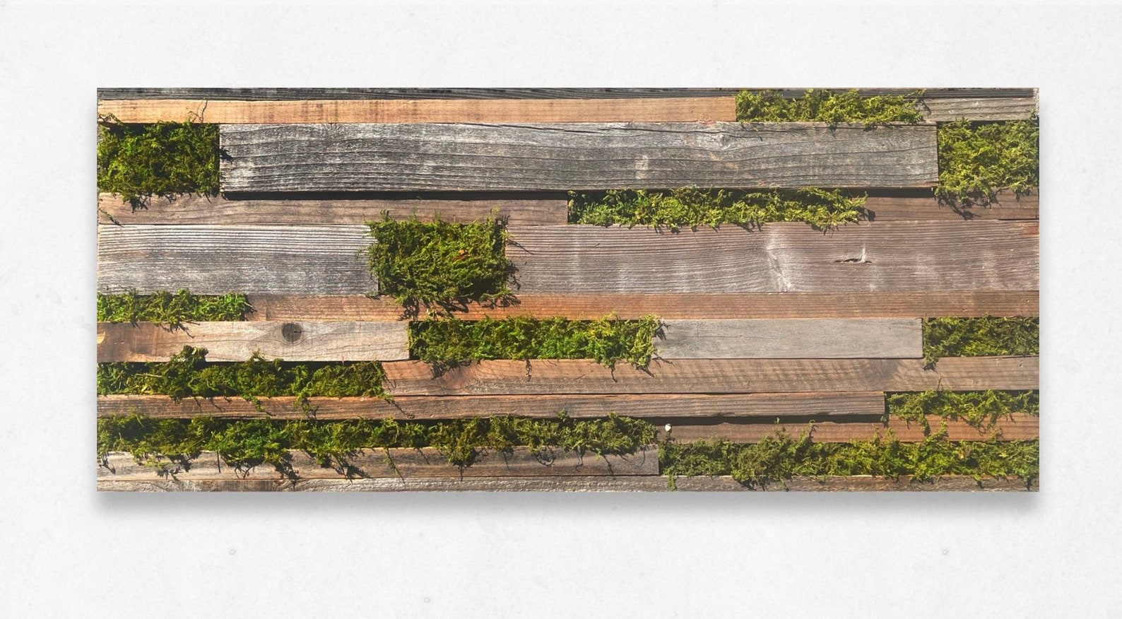 Patch Garden Reclaimed Wood Wall Art Panel - Etsy